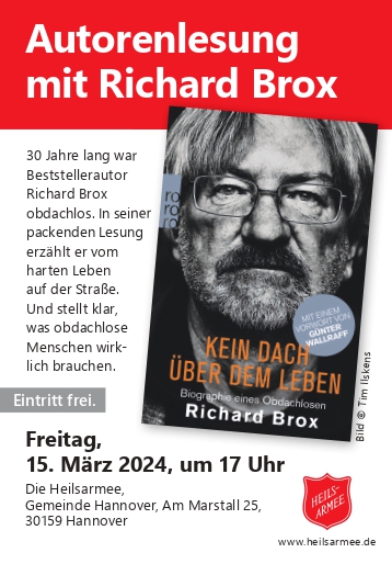 Richard Brox liest aus seinem neuen Buch "Deutschland ohne Dach ...